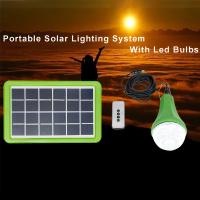 China 5V 5200mah 300lm LED Solar Home Lighting System Can Charge Mobile Phones for sale