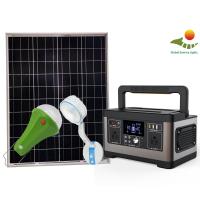 China 120W LiFePO4 Portable Solar Generators 1000 Life Cycle Solar Home Lighting System for sale