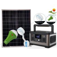 China LED Control Panel Li Battery Portable Solar Generators For Camping for sale