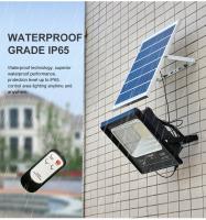 China 30000H 200W 300W ABS LED Solar Flood Light Outdoor Projector Lighting for sale