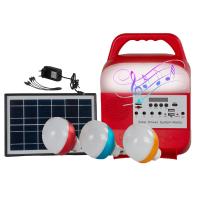 China 8000mah Solar Energy Lighting System Portable Solar Panel Kit for sale