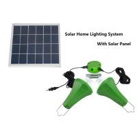 China 2pcs*3W Portable Solar Bulbs For Home Outdoor Camping Lighting System for sale