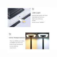 China Solar Street Light Pillar LED Pole Posts Garden Lamp New Solar Lighting System for sale