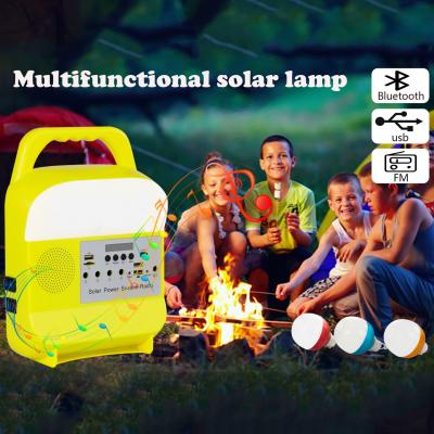 China 3PCS LED Solar Panel Lighting Kits Solar Emergency System SRE685 for sale