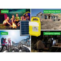 China 8000mah Battery Portable Solar Bulbs 5W 6V For Home Lighting for sale