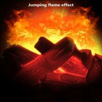 China Fireplace Power Decoration LED Flame Lights Firewood Simulation Desktop for sale