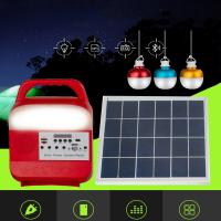 China Home Portable Solar Light Kit Led Lighting System With Bluetooth for sale