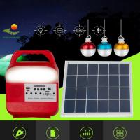 China 3PCS Led Bulbs Portable Solar Camping Lights for sale