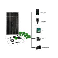 China Cell Type Solar Powered Light Lithium Build-In Battery With Switch Emergency Rechargeable for sale