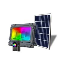 China RGB Led Solar Flood Light 200w 300w 500w 800w Solar Building Light for sale