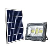 China Tempered Glass LED Sensor Solar Flood Lights Home Lighting System for sale