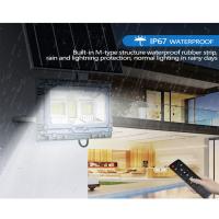 China Solar LED Floodlight Sensor Garden Waterproof Solar Lights With Remote Control for sale