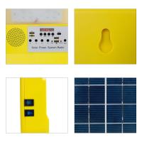 China 10w Solar Home Lighting System With Radio FM Bluetooth Speaker Charger for sale