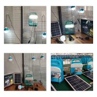 China 10w Solar Home Lighting System With Radio FM Bluetooth Speaker Charger for sale
