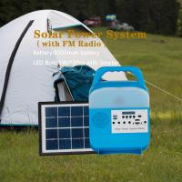 China 8000mah Solar Rechargeable Camping Light With MP3 Radio for sale