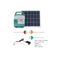 China IP65 Household Lighting Solar Panel System 9W With LED Bulb for sale