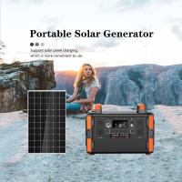 China 1000W Portable Camping Solar Panel System Waterproof Emergency Solar Generator for sale