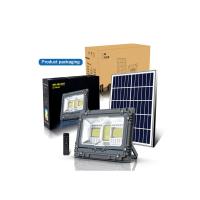 China Flashing Remote Control SMD5050 LED Solar Floodlight Environmental Protection for sale