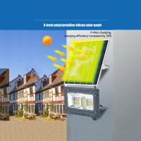 China Flashing Remote Control SMD5050 LED Solar Floodlight Environmental Protection for sale