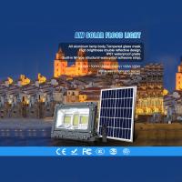 China Flashing Remote Control SMD5050 LED Solar Floodlight Environmental Protection for sale
