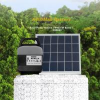 China Portable 9W / 6V Solar Power Home Lighting System 8000Mah Energy Saving Light for sale