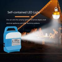 China 6PCS Multifunctional Emergency Solar Home Lighting System Panel Mini Kit for sale