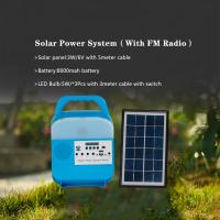 China 6PCS Multifunctional Emergency Solar Home Lighting System Panel Mini Kit for sale