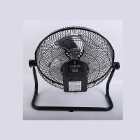 China DC Solar Cell Portable Rechargeable Desktop Fan 12H LED Lamp Solar for sale