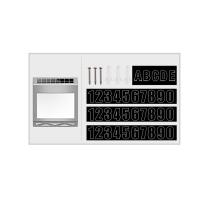 China Waterproof 6000k Solar Address Sign Wall Light FCC 8pcs Led House Number Light for sale