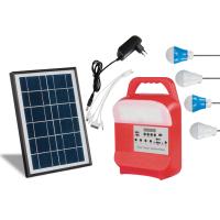 China 6000Mah 5kw Portable Solar Generator Lighting System Kit Handed Type for sale
