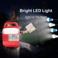 China 6000Mah 5kw Portable Solar Generator Lighting System Kit Handed Type for sale