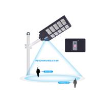 China Motion Sensor Streetlight ABS Waterproof IP65 100w 300w Integrated Outdoor Solar Street Light for sale
