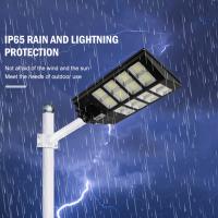 China Motion Sensor Streetlight ABS Waterproof IP65 100w 300w Integrated Outdoor Solar Street Light for sale