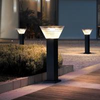 China Minimalist 7W LED Solar Garden Light Landscape Decoration Bollard LED Lawn Lighting for sale