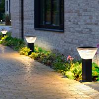 China Minimalist 7W LED Solar Garden Light Landscape Decoration Bollard LED Lawn Lighting for sale