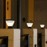 China Garden LED Solar Outdoor Waterproof Decoration All In One Lamp Pillar Light for sale