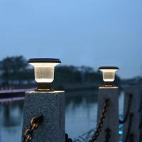 China Outdoor Solar Powered Post Pillar Light Kit Fence Lamp High Lumen Gate for sale