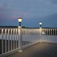 China Outdoor Solar Fence Main Gate Pillar 3.2V LED Post Lights Garden Decor for sale