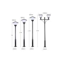 China Outdoor IP65 Solar Garden Light Die Casting Aluminum LED Courtyard Street Lamp for sale