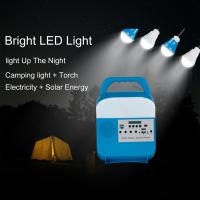 China Lithium Battery Solar MP3 Mini Home Lighting System With Radio for sale