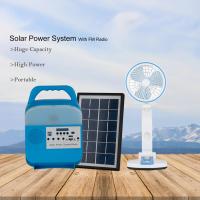 China Lithium Battery Solar MP3 Mini Home Lighting System With Radio for sale