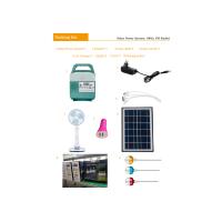 China Emergency Lighting Magneto Solar Home System With Radio 5W Solar Lighting Kit for sale