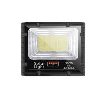 China Waterproof Ip67 Remote Control ABS 300W LED Solar Flood Light Power Station for sale