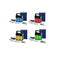 China 7500mah Portable Solar Power System Kit With Built In FM Radio MP3 Mini Outdoor Camping for sale