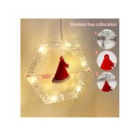 China Hanging LED Christmas Decoration Suction Lights Window Decorative for sale