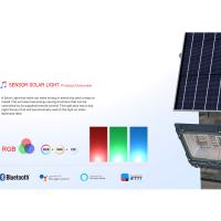 China Smart APP Control RGB Color Changing Exterior Outdoor Floodlights Solar Power for sale