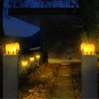 China Courtyard Observation Deck Solar Christmas Lights Outdoor LED Street Motion Lights for sale