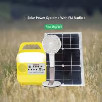 China Mini Portable 3pcs Saving Solar Charged Lighting System 3W Energy Panel LED for sale