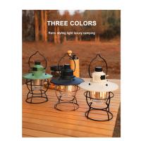 China Retro Atmosphere Rechargeable Tent Horse Lamp 4500mAh Outdoor Portable for sale