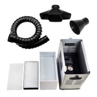 China HEPA Laser Printer Fume Extractor Filter Stable With Two Flexible Arms for sale